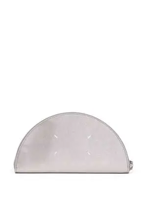 MAISON MARGIELA Calf-leather Clutch - Silver