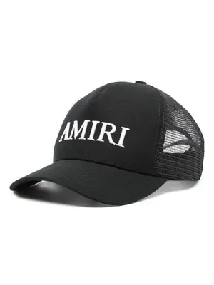 Amiri Logo-embroidered Baseball Cap - Black