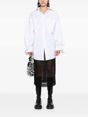 Balenciaga Asymmetric Poplin Shirt