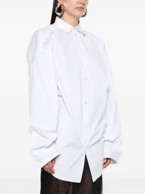 Balenciaga Asymmetric Poplin Shirt