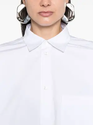 Balenciaga Asymmetric Poplin Shirt