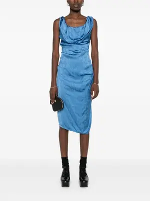 VIVIENNE WESTWOOD Safety-pin Jacquard Midi Dress