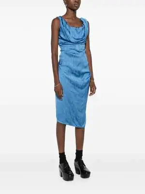 VIVIENNE WESTWOOD Safety-pin Jacquard Midi Dress
