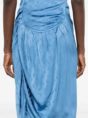 VIVIENNE WESTWOOD Safety-pin Jacquard Midi Dress