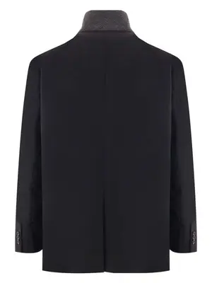 Sacai High-neck Zip-up Blazer