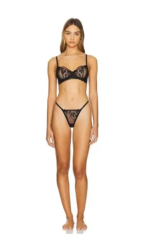 KAT THE LABEL Sofia Thong - Black