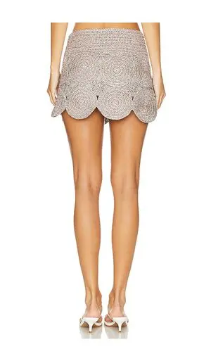 SIMONMILLER Beep Beep Mini Skirt - Satellite Silver