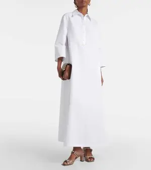 Valentino Garavani Cotton And Linen Kaftan