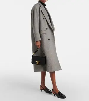 TOD'S Leather Slingback Pumps - Black