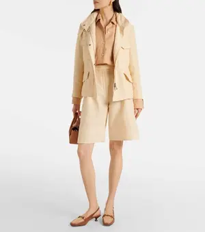 TOD'S Leather Slingback Pumps - Brown