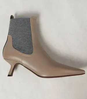 Brunello Cucinelli Leather Ankle Boots