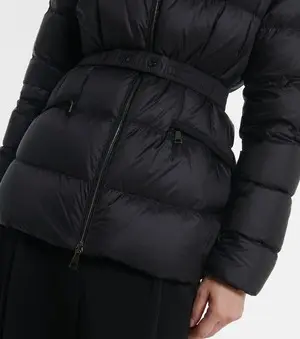 Moncler Boed Shearling-trimmed Down Jacket