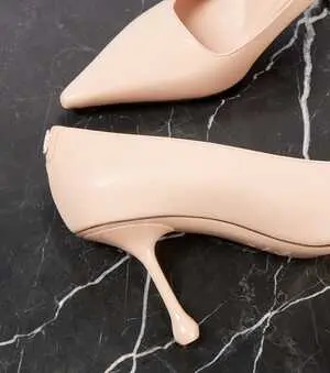 JIMMY CHOO Ixia 80 Leather Pumps