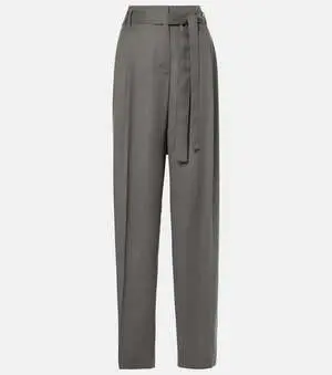 The Row Pleated High-Rise Trousers