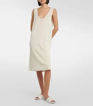 THE ROW Garfield Silk Midi Dress