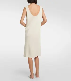 THE ROW Garfield Silk Midi Dress