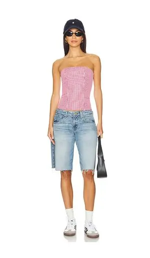 MORE TO COME Tina Corset Top - Red