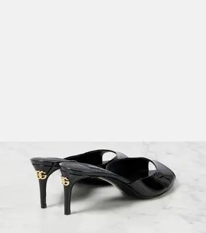 Dolce & Gabbana Patent Leather Sandals