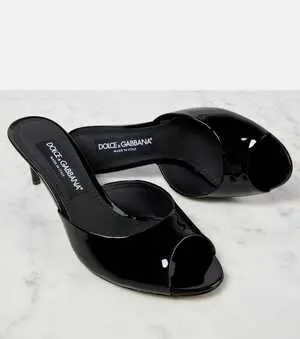 Dolce & Gabbana Patent Leather Sandals