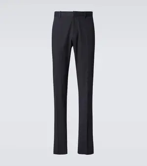 Zegna Cotton-blend Chinos - Blue
