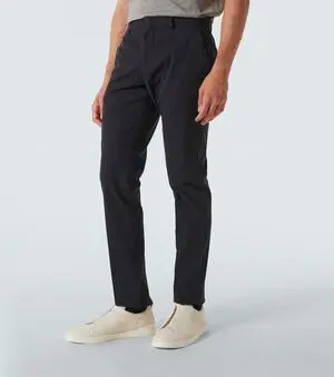 Zegna Cotton-blend Chinos - Blue