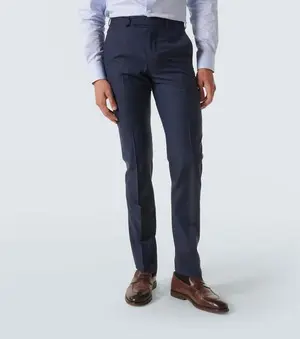 Zegna Trofeo Wool Slim Fit Trousers