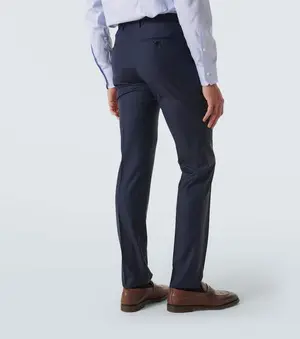 Zegna Trofeo Wool Slim Fit Trousers