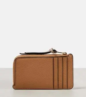 Loewe Leather Card Holder - Brown