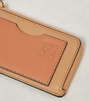 Loewe Leather Card Holder - Brown