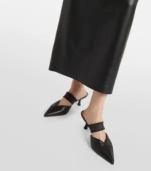 MALONE SOULIERS Manu 45 Leather Pumps