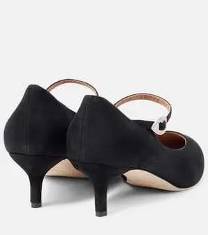MALONE SOULIERS X Tabitha Simmons Kate 45 Suede Pumps