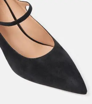 MALONE SOULIERS X Tabitha Simmons Kate 45 Suede Pumps