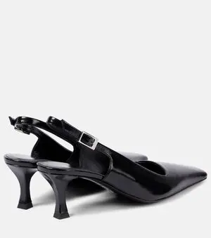 Proenza Schouler 65 Leather Slingback Pumps