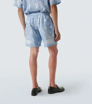 Amiri Bandana Cotton-blend Shorts