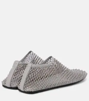 Christopher Esber Minette Embellished Slip-on Shoes - Silver