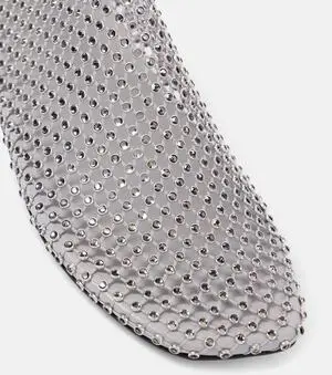 Christopher Esber Minette Embellished Slip-on Shoes - Silver