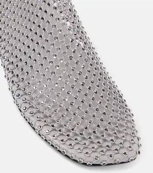 Christopher Esber Minette Embellished Slip-on Shoes - Silver