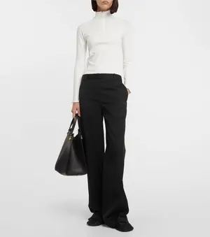 THE ROW Patti Zip-up Top