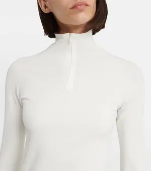 THE ROW Patti Zip-up Top
