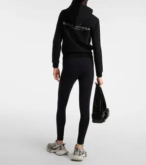 Balenciaga Cotton-blend Jersey Hoodie