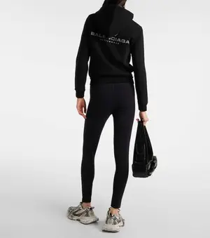 Balenciaga Cotton-blend Jersey Hoodie
