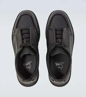 CHRISTIAN LOUBOUTIN Jimmy Leather Sneakers - Black