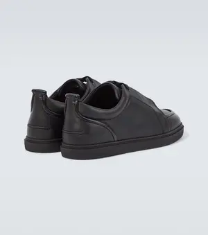 CHRISTIAN LOUBOUTIN Jimmy Leather Sneakers - Black