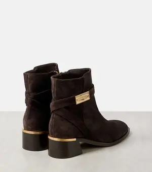 JIMMY CHOO Diantha 45 Suede Ankle Boots