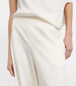 THE ROW Dela Wool Wide-leg Pants