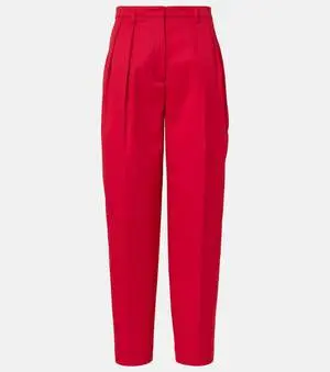 Altuzarra Emmett Wool Tapered Trousers - Red