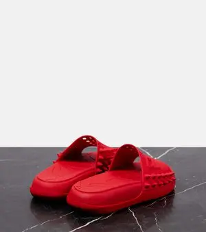 CHRISTIAN LOUBOUTIN Take It Easy Slides - Red