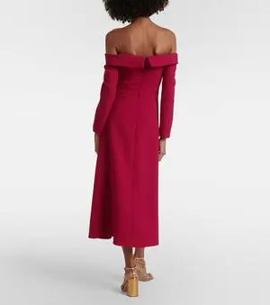MARKARIAN Cybil Wool Midi Dress
