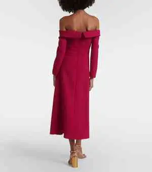 MARKARIAN Cybil Wool Midi Dress