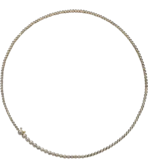 Sophie Bille Brahe 18kt Diamond Tennis Necklace - Gold